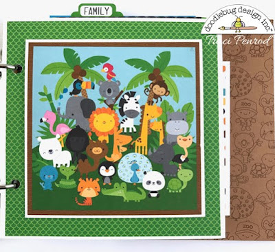 Artsy Albums Scrapbook Album and Page Layout Kits by Traci Penrod: Zoo ...