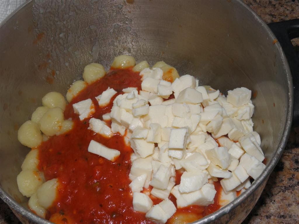 Simple Fare, Fairly Simple: Gnocchi with Mozzarella and Basil