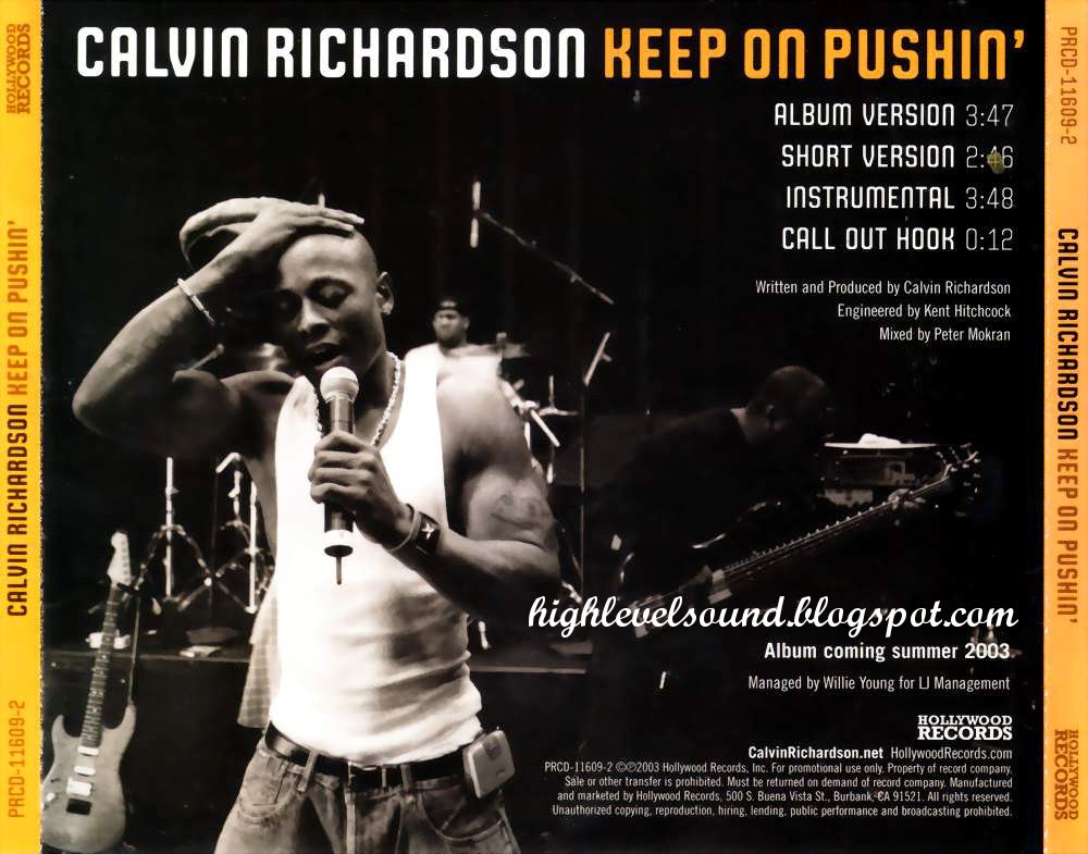 highest level of music: Calvin Richardson - Keep On Pushin--(Promo_CDS ...