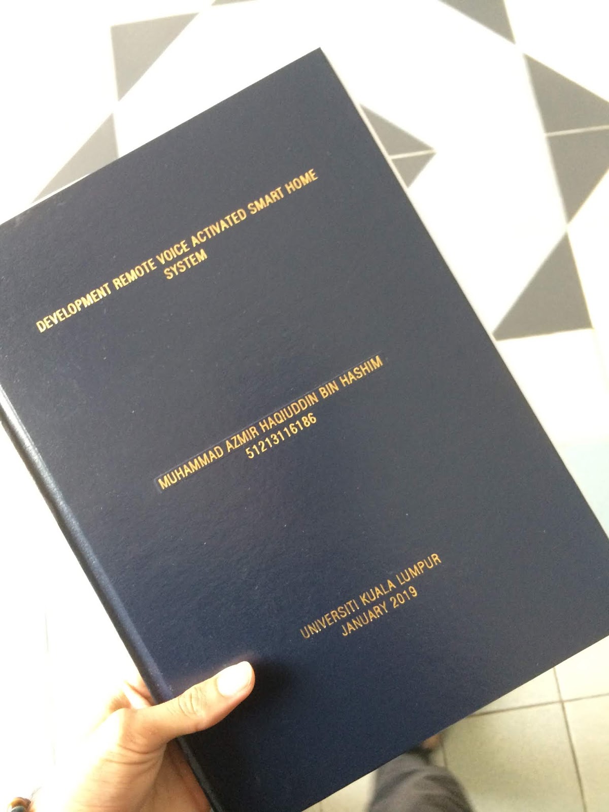 Final Year Project Logbook/Progress Report: WEEK 16 (FYP 2)