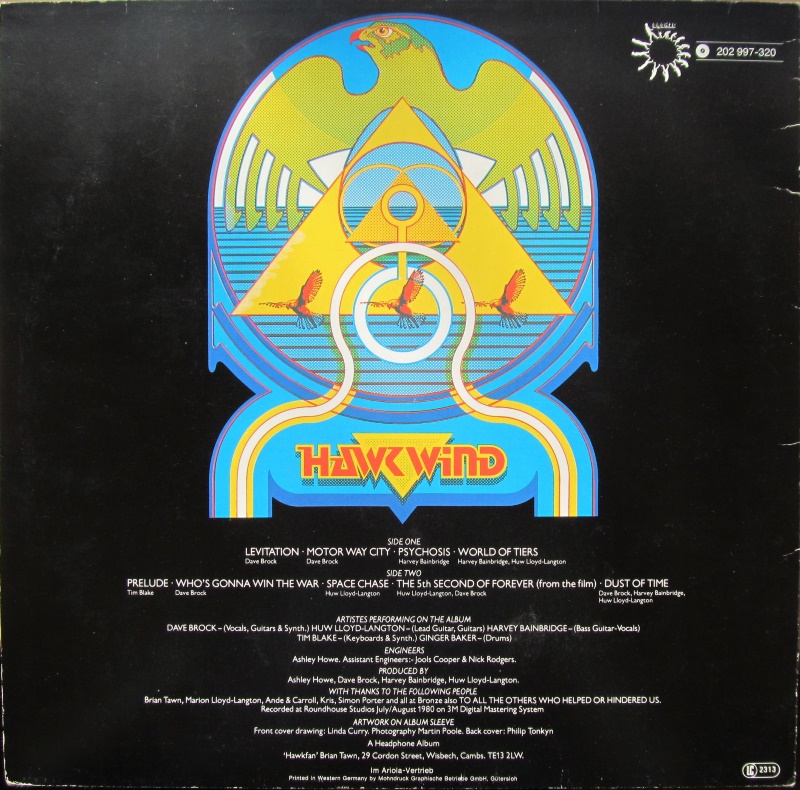 Classic Rock Covers Database: Hawkwind - Levitation (1980)