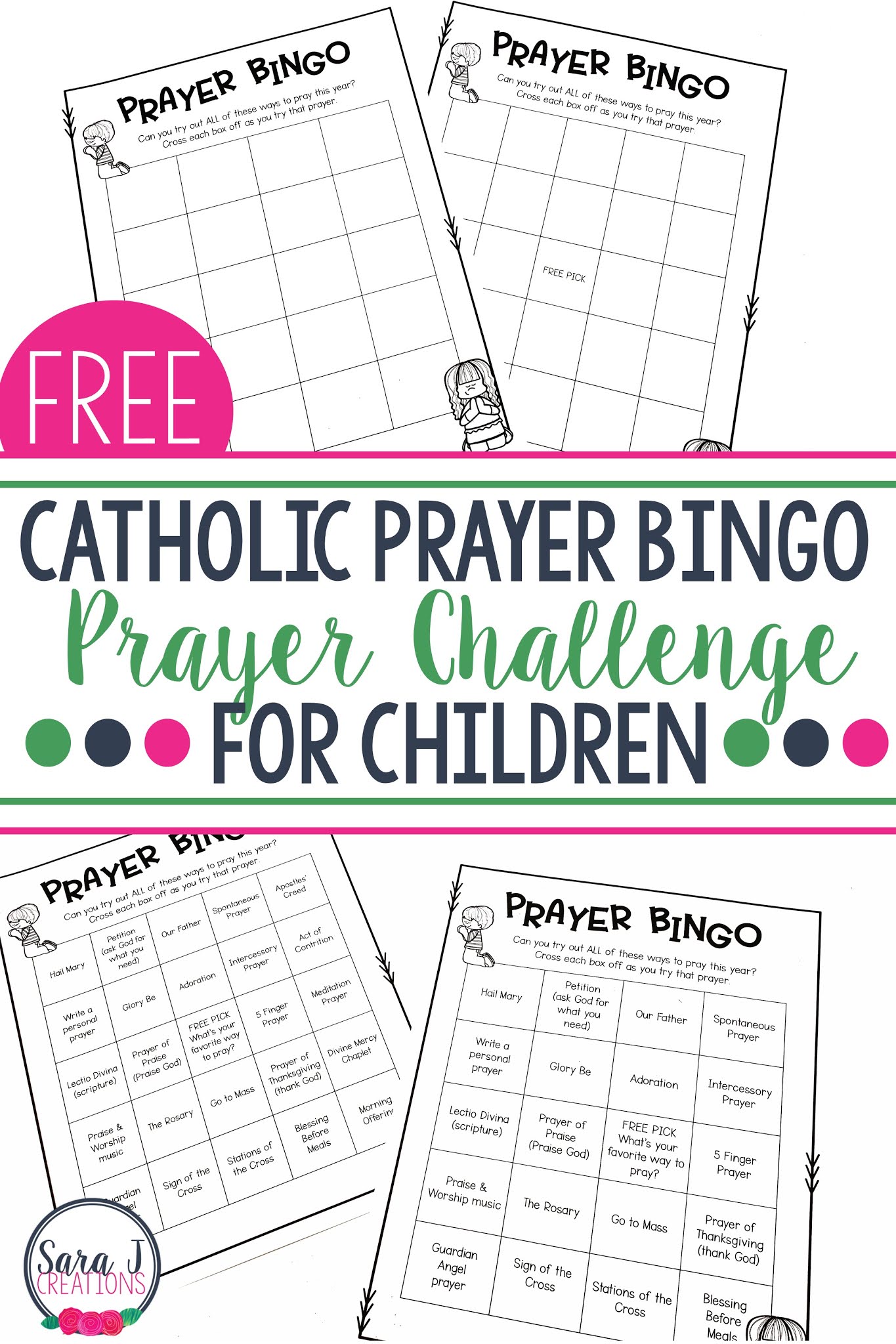 Helping Children to Learn and Memorize Catholic Prayers | Sara J Creations