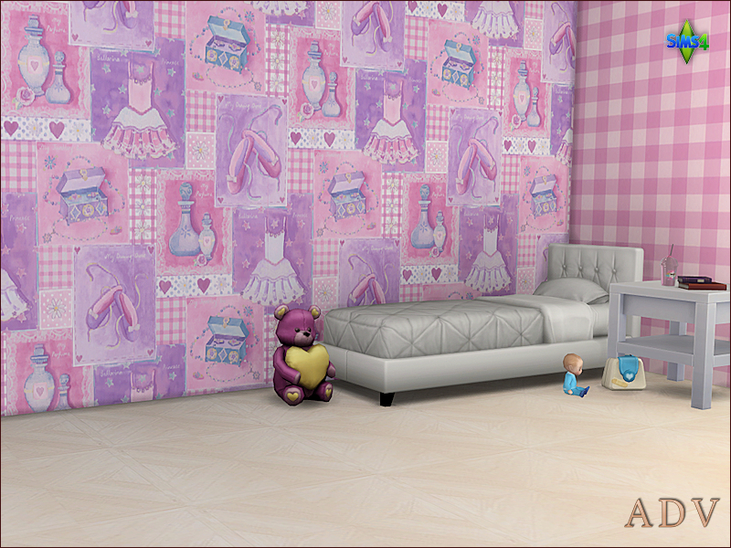 Tapeten für Mädchenzimmer/Wallpapers for girl rooms