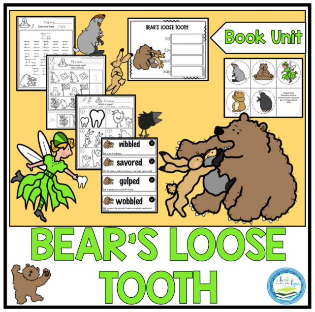 BEAR'S LOOSE TOOTH BOOK UNIT ~ Book Units by Lynn