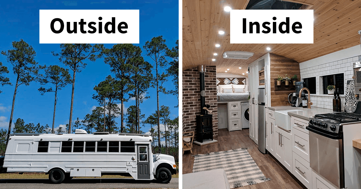 20 Mind-Blowing Bus And Van Transformations
