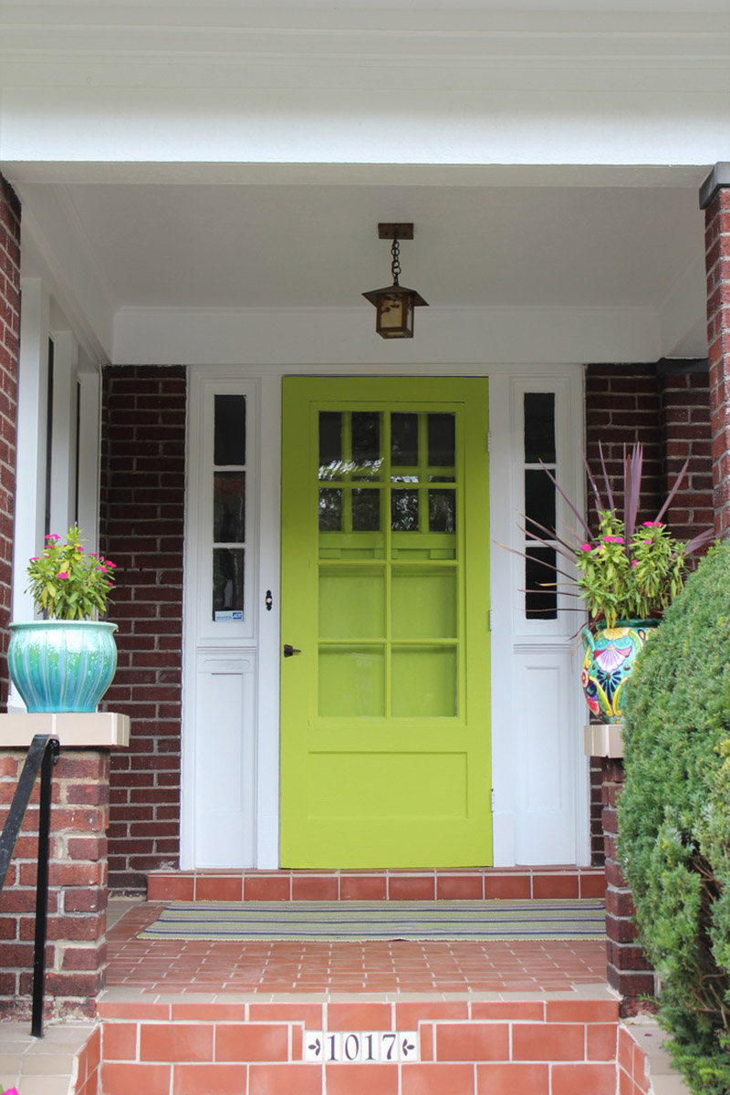 40 examples of colored entrance doors - Lady's Houses