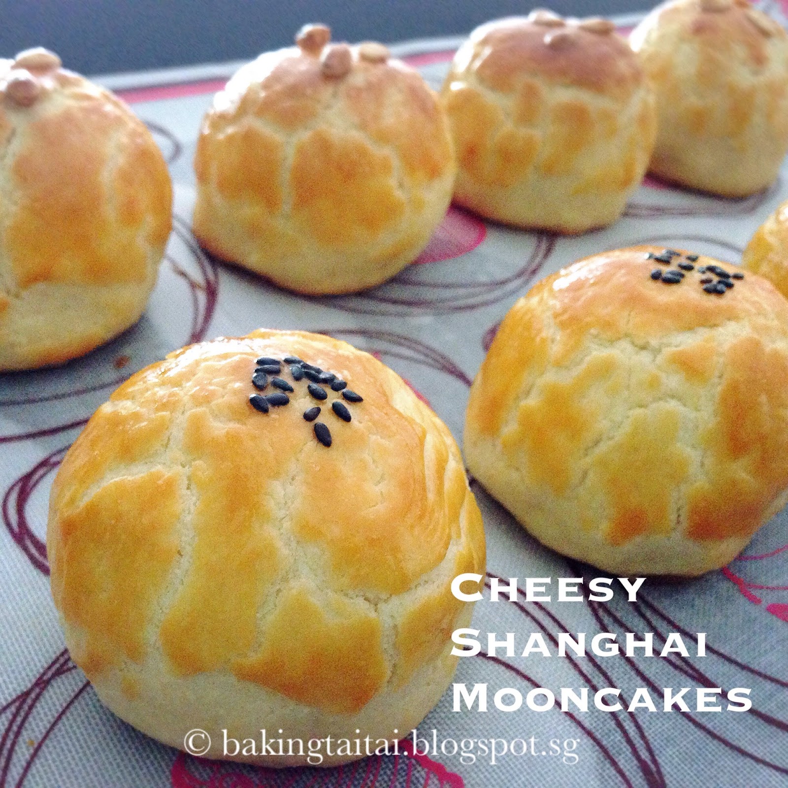 Baking Taitai 烘焙太太: Cheesy Shanghai Mooncake 芝士上海月饼 （中英加图对照食谱）