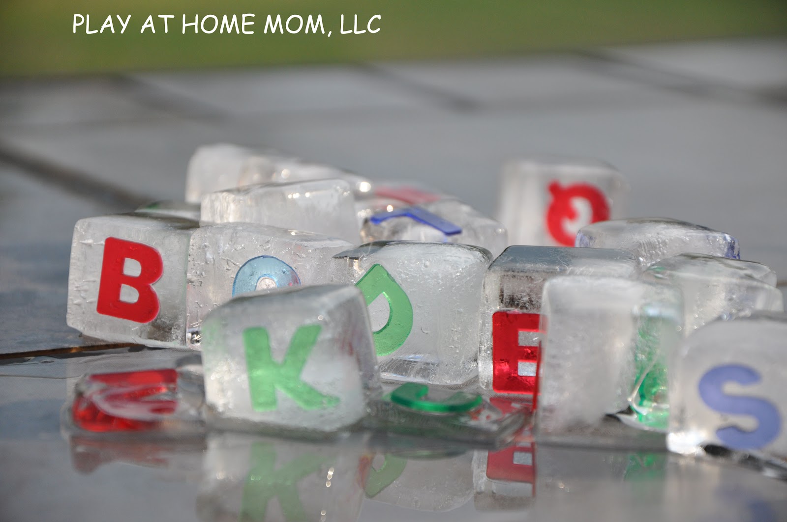 Play At Home Mom LLC: Alphabet Blocks.....of Ice.