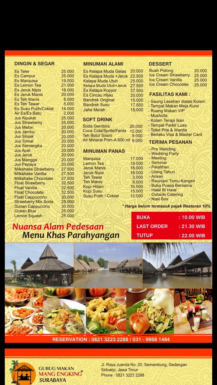 Mang Engking Juanda Surabaya