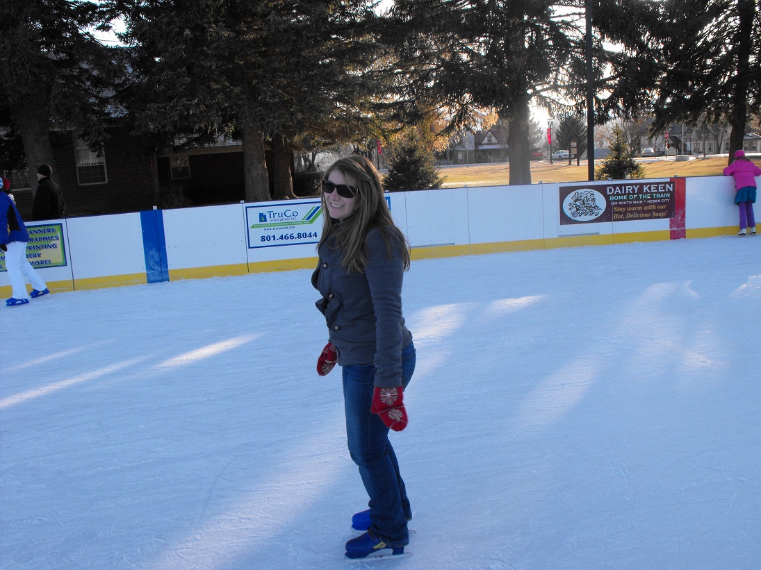 Rose Family: Ice Skating with Robert Redford