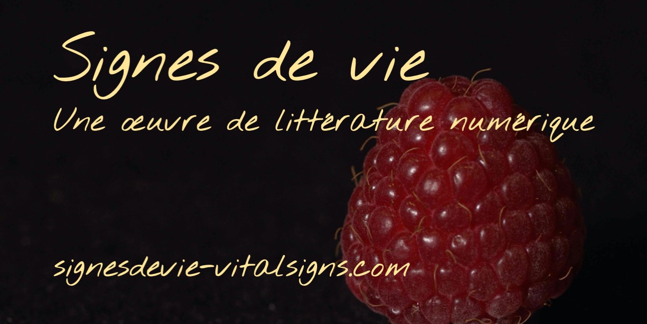 Futilités Cuisine: Signes de vie, une oeuvre de littérature numérique
