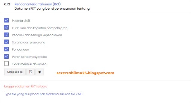 Contoh Format Rencana Kerja Tahunan (RKT) PAUD Terbaru ~ Secercah Ilmu