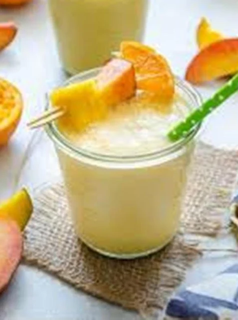 Peach Mango Smoothie Recipe - Yummy Traditional