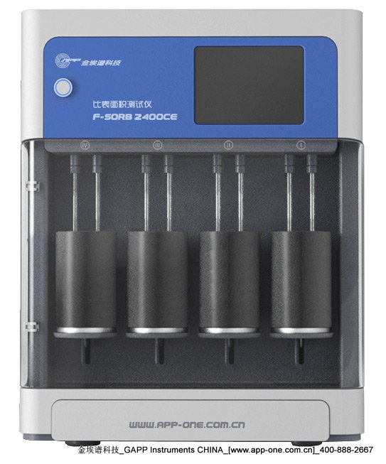 BET surface area analyzer with automated operation by dynamic ...