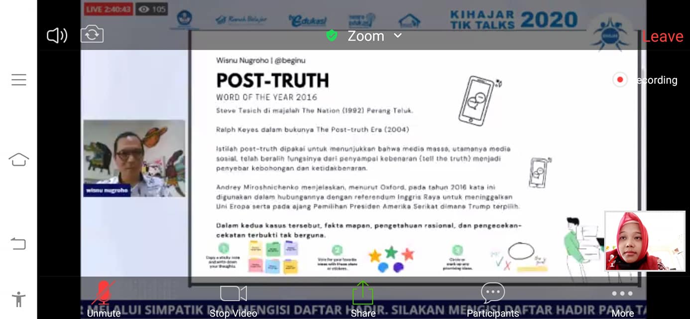 *: KIHAJAR TIK TALKS Kalimantan Utara 11-11-2020