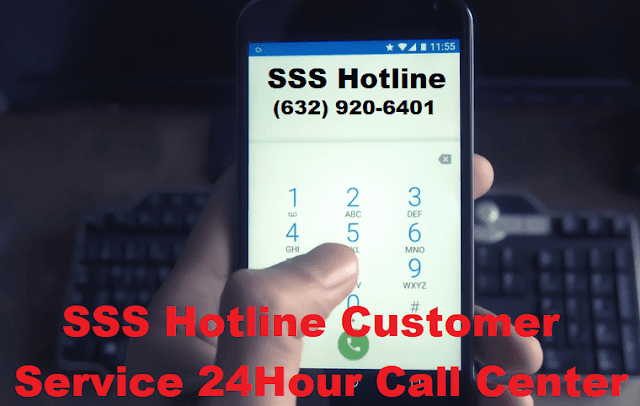 SSS Hotline, Customer Service and SSS Text Inquiry