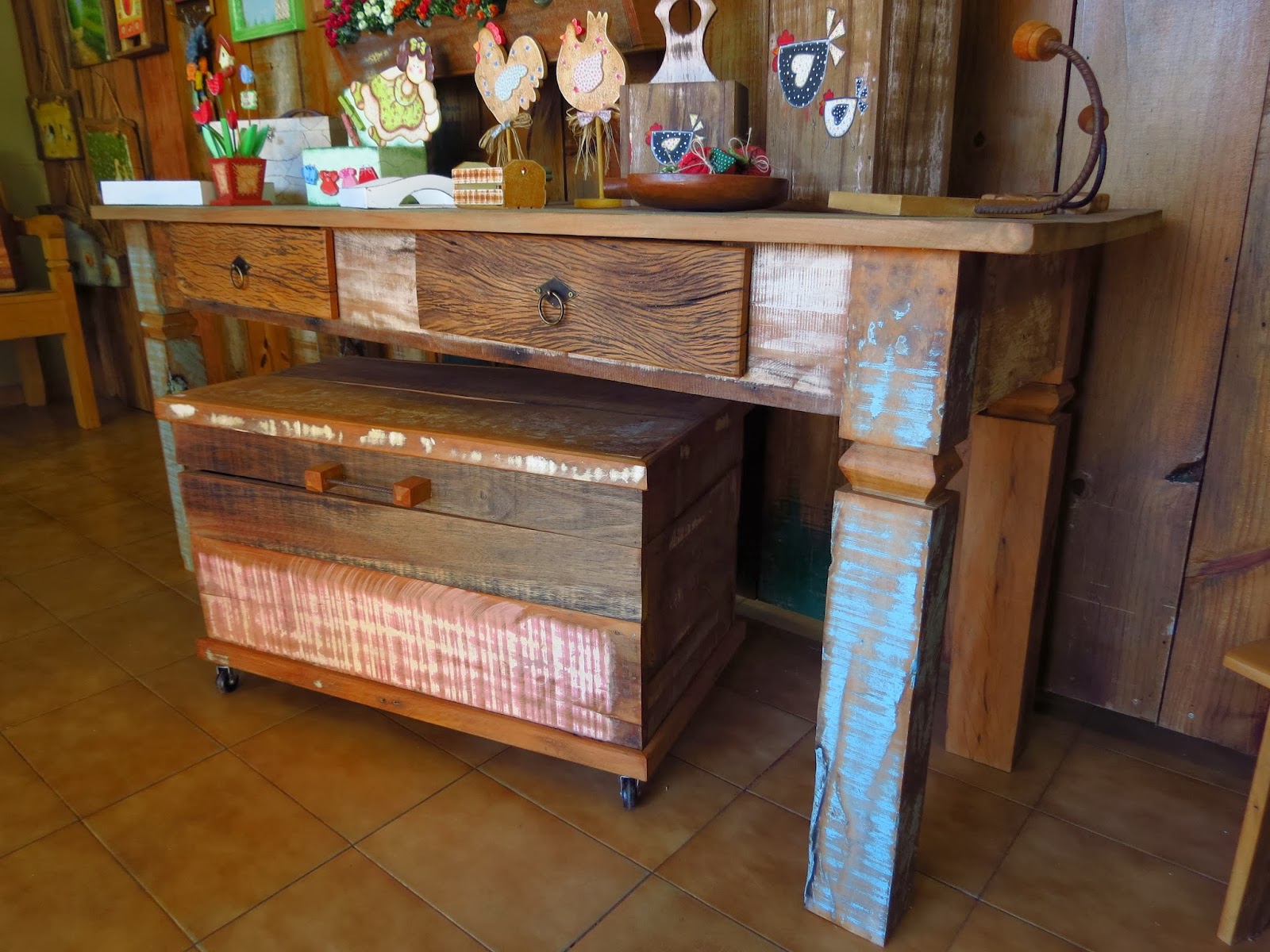 Criando Art Móveis & Decoração: Móveis Rústicos