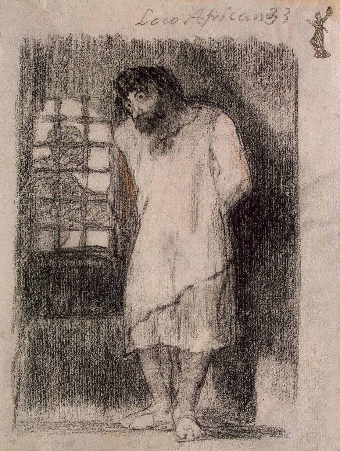 African Lunatic - Francisco Goya | Endless Paintings