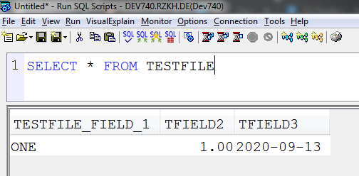 Getting "Run SQL scripts" to use the library list @ RPGPGM.COM