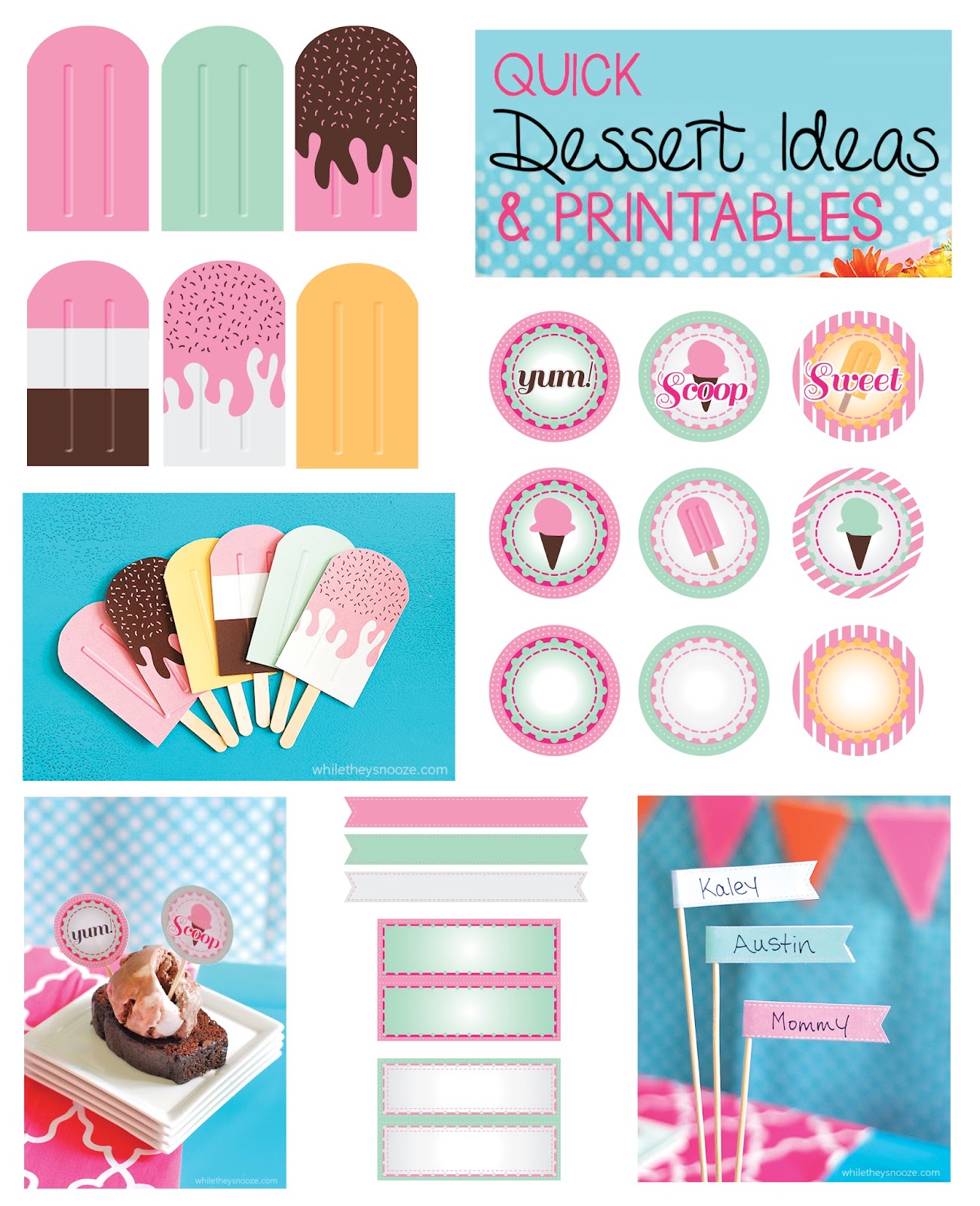 While They Snooze: Thinking Out of the Box - Quick Dessert Ideas and ...