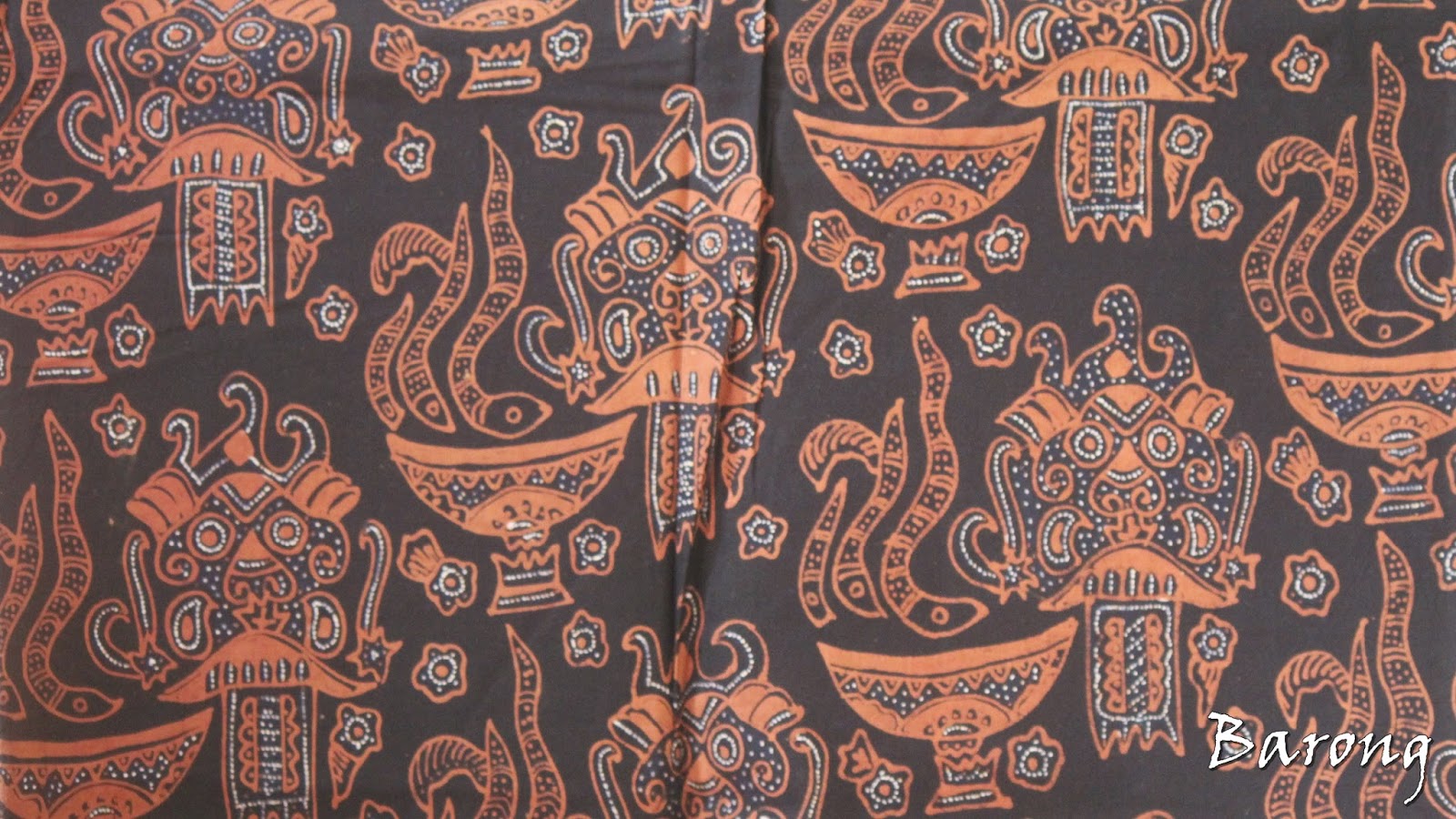 Tata Mulya Batik & Art Gallery: MOTIF BATIK: BARONG
