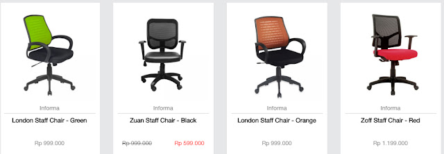 Katalog Harga Kursi Kantor Informa - Kursi Kantor Informa
