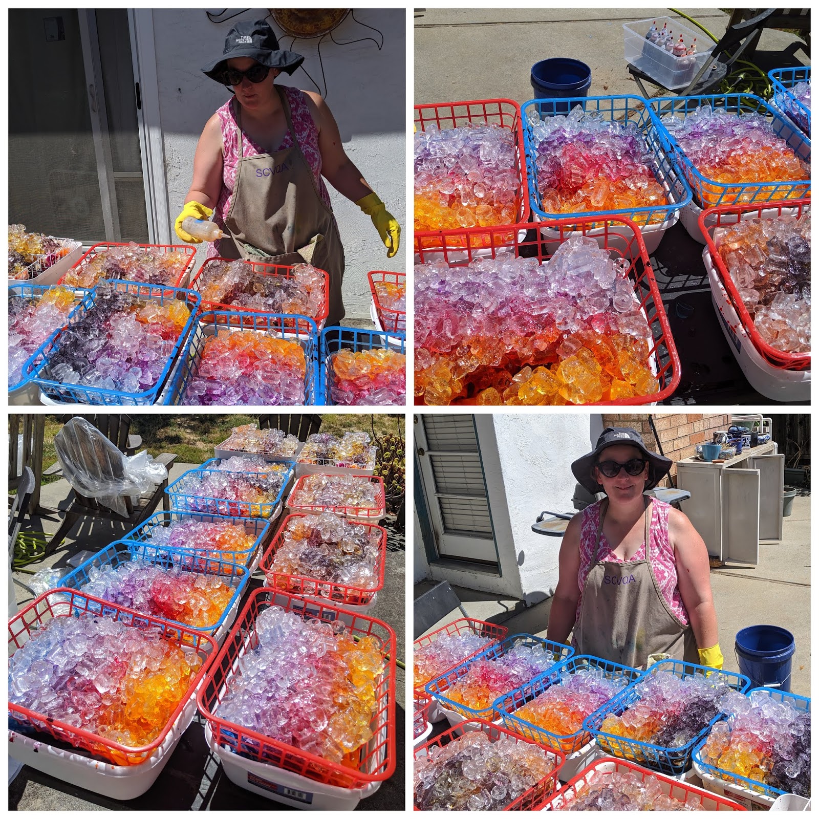 Staying Cool with Ice Dyeing