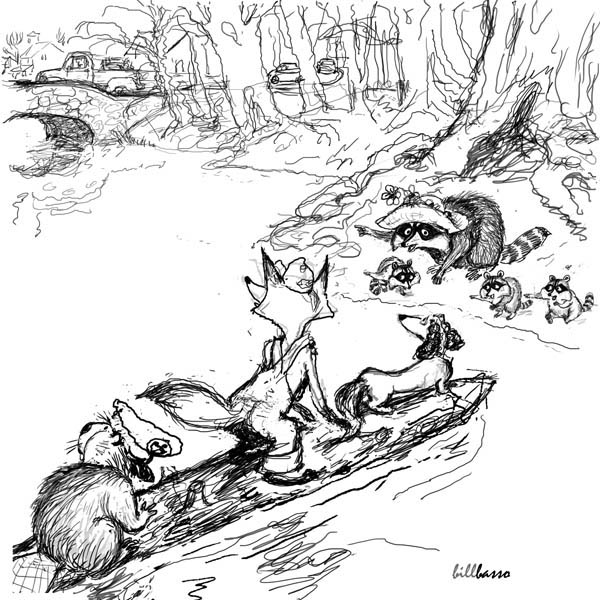 FlatFiles: Bill Basso illustrator/cartoonist: 4th Drawer