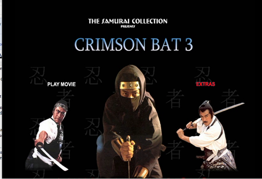 Disploitation Reviews: Crimson Bat 3- Watch Out, Crimson Bat!