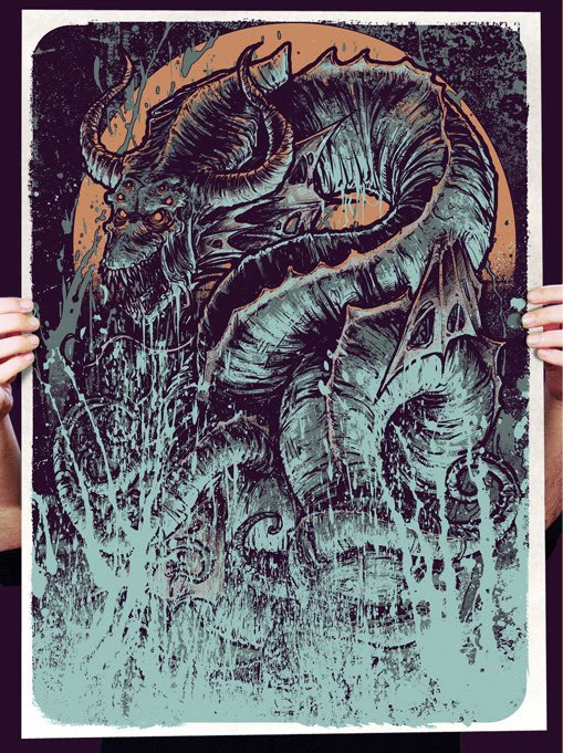 INSIDE THE ROCK POSTER FRAME BLOG: Four new art prints by GODMACHINE on ...