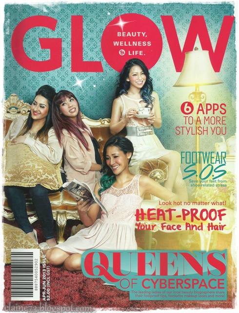 On the Cover of Glow - Watson's Magazine! - Sugar73 Ribbons, Rainbows ...