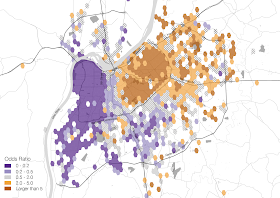 floatingsheep: Deconstructing the (most detailed tweet) map (ever)
