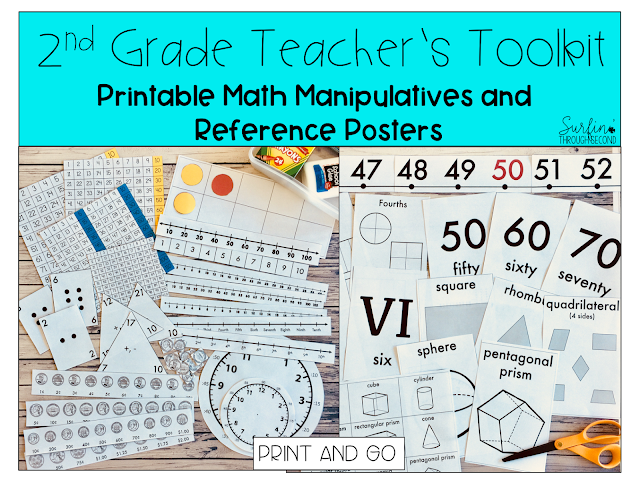 Math Tools For Your 2nd Grade Classroom - Surfin' Through Second