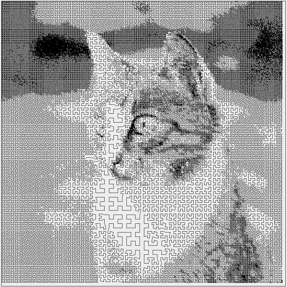 axRap: Variable Density Hilbert Curve