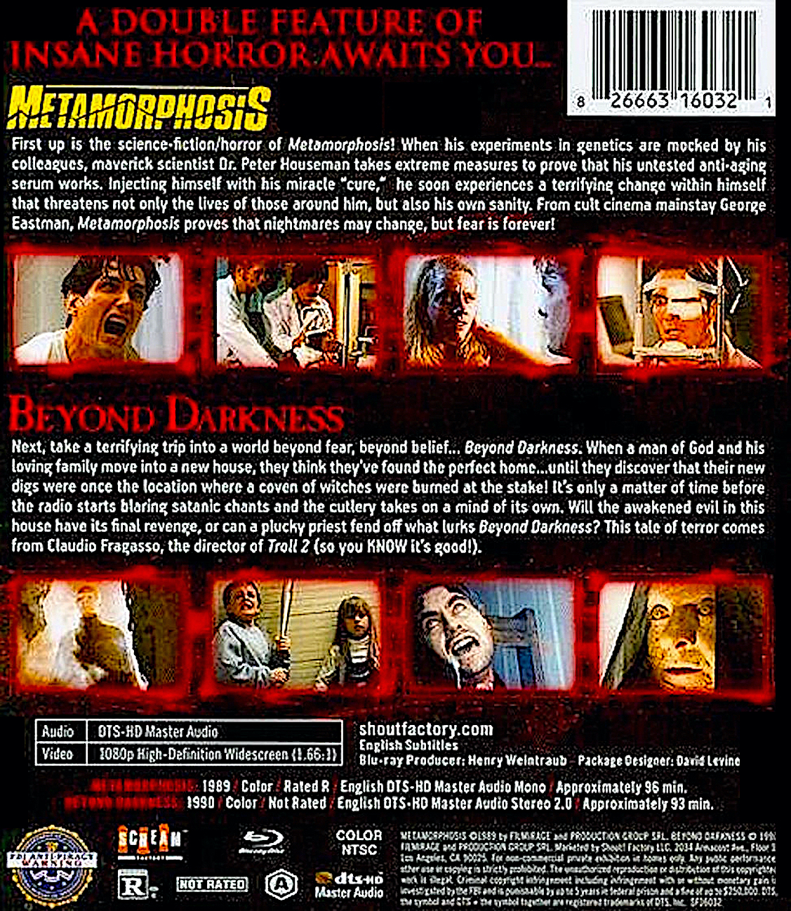 blu-ray and dvd covers: SCREAM FACTORY DOUBLE FEATURE BLU-RAYS: BAD ...