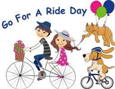 ride, go for a ride, take someone for a ride