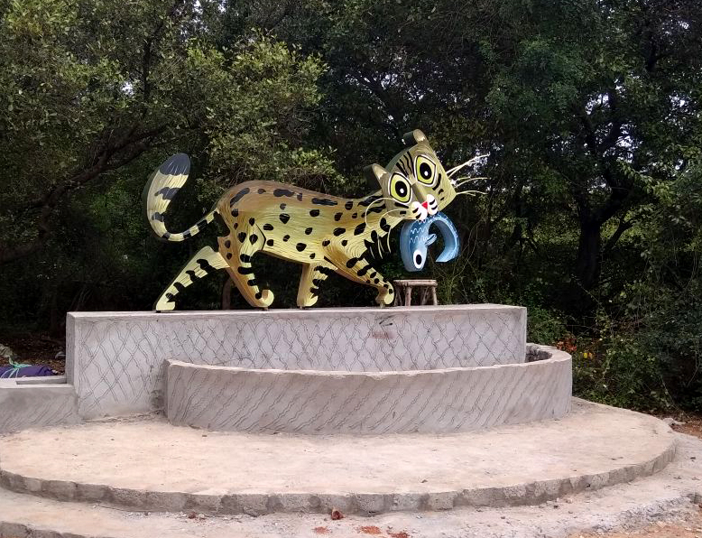 Green Humour: Macha the Fishing Cat - Mascot for Coringa WLS