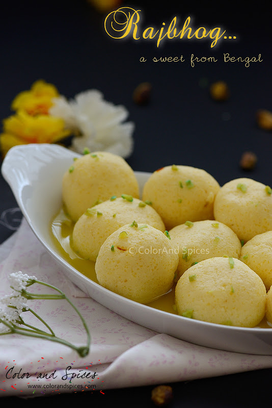 Color and Spices: first anniversary...and some rajbhog