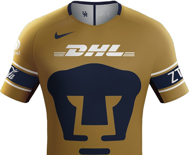 Nike divulga a nova terceira camisa do Pumas UNAM - Show de Camisas