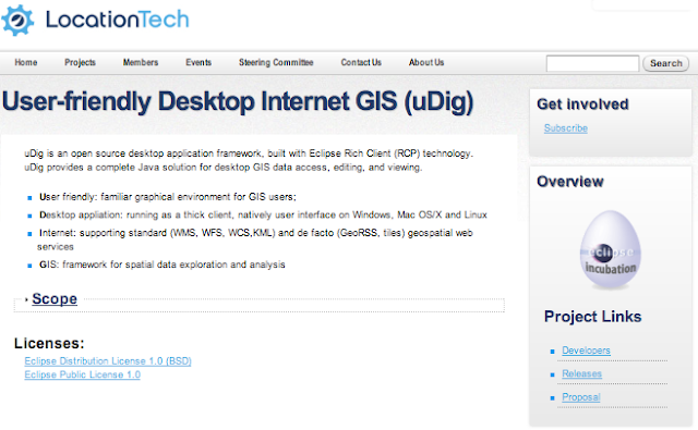 User-friendly Desktop Internet GIS: uDig Officially Joins LocationTech