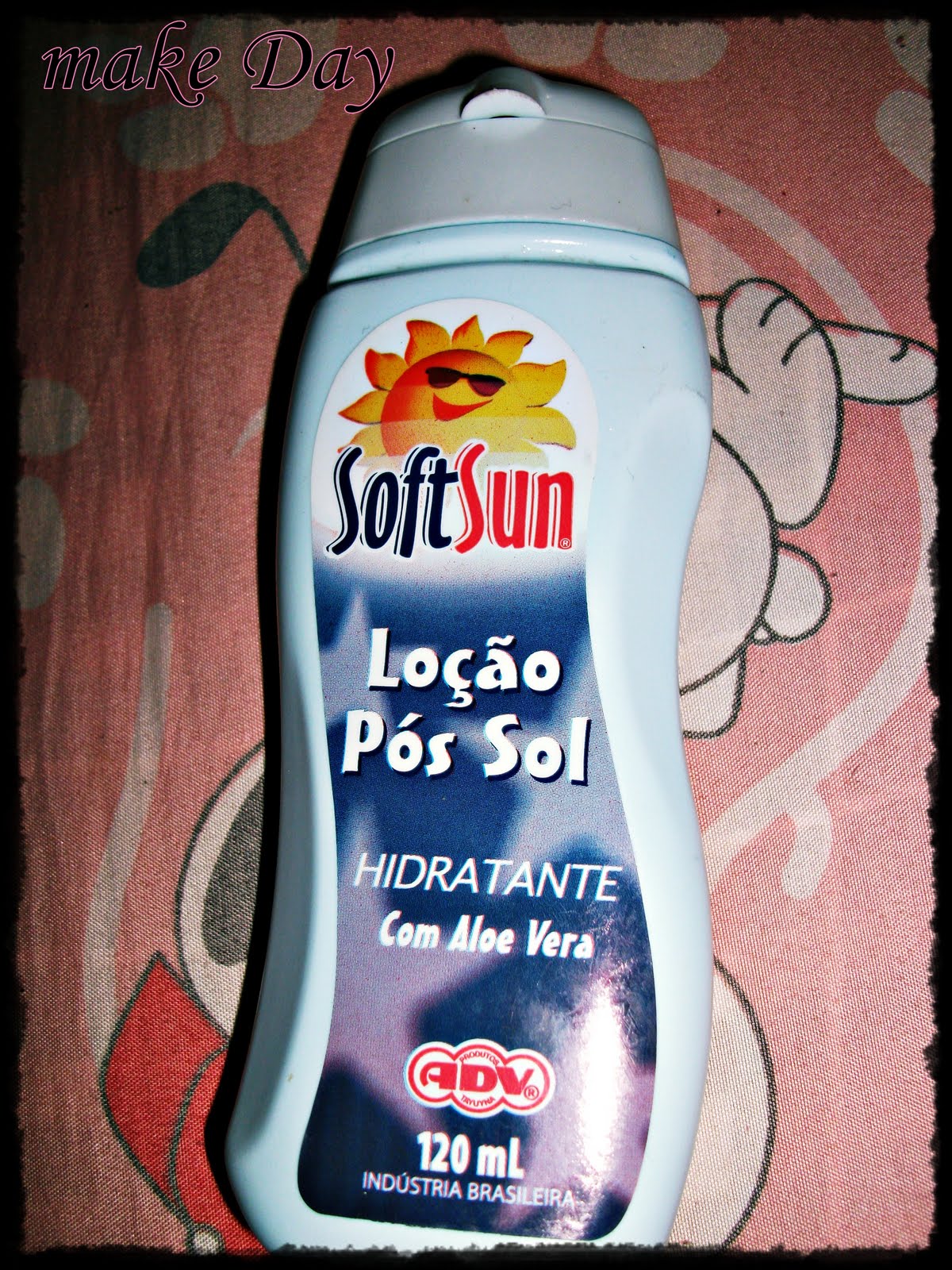 make day: bloqueador solar e loçaõ pós sol SOFTSUN