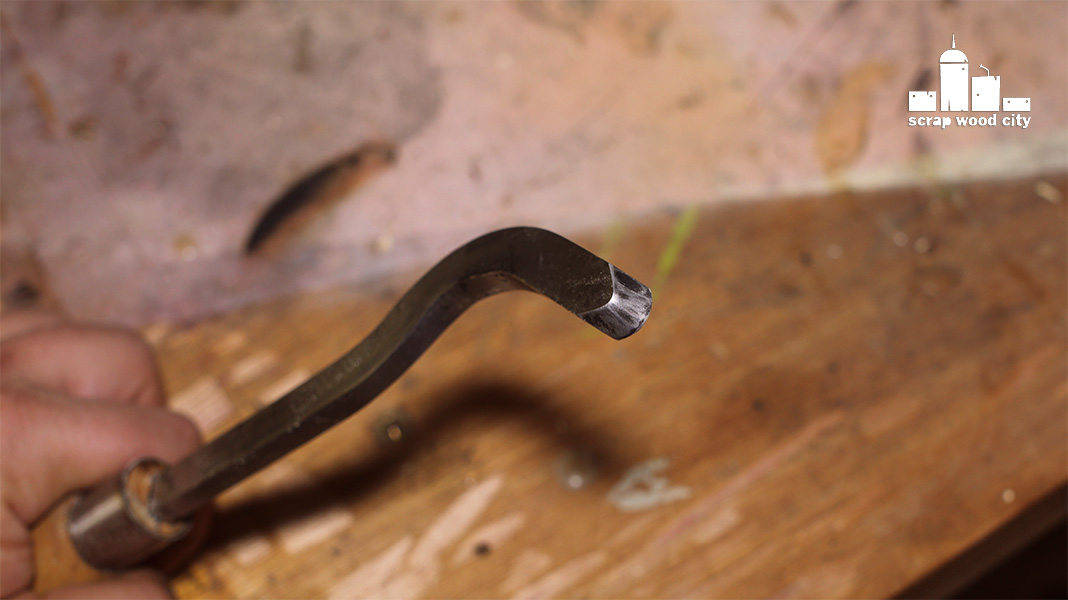 scrap wood city: How to make a swan neck hollowing wood turning tool ...