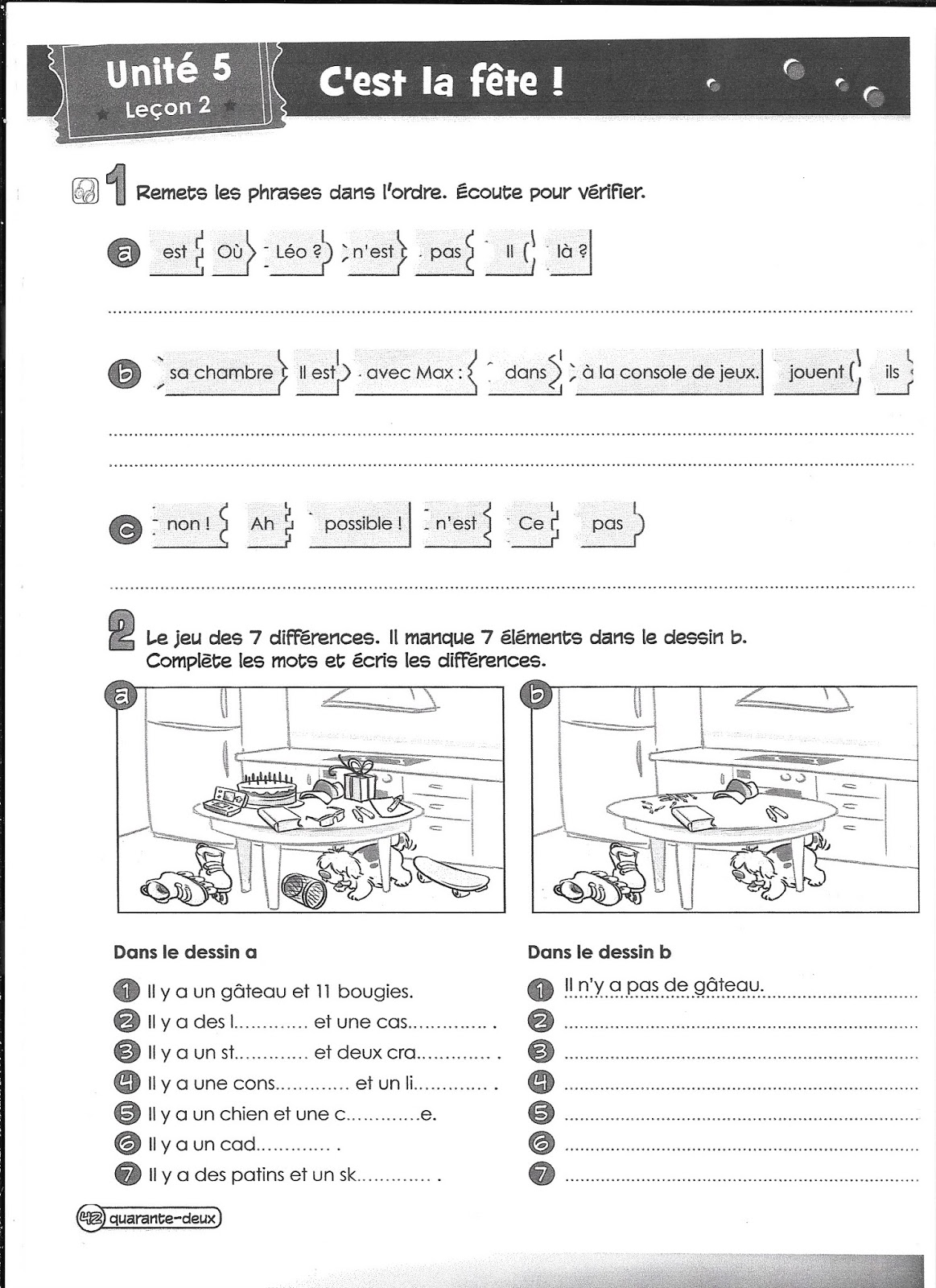 4º DE PRIMARIA: FRANCÉS