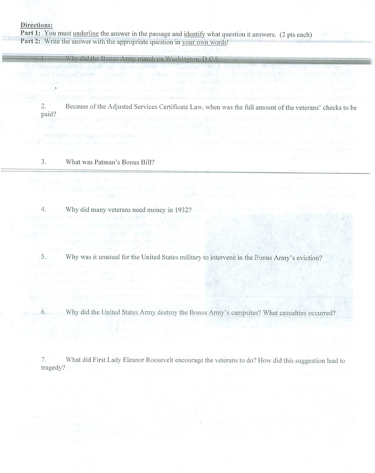 Mr. E's U.S. History and Black History Page: Unit 8 - The Great ...