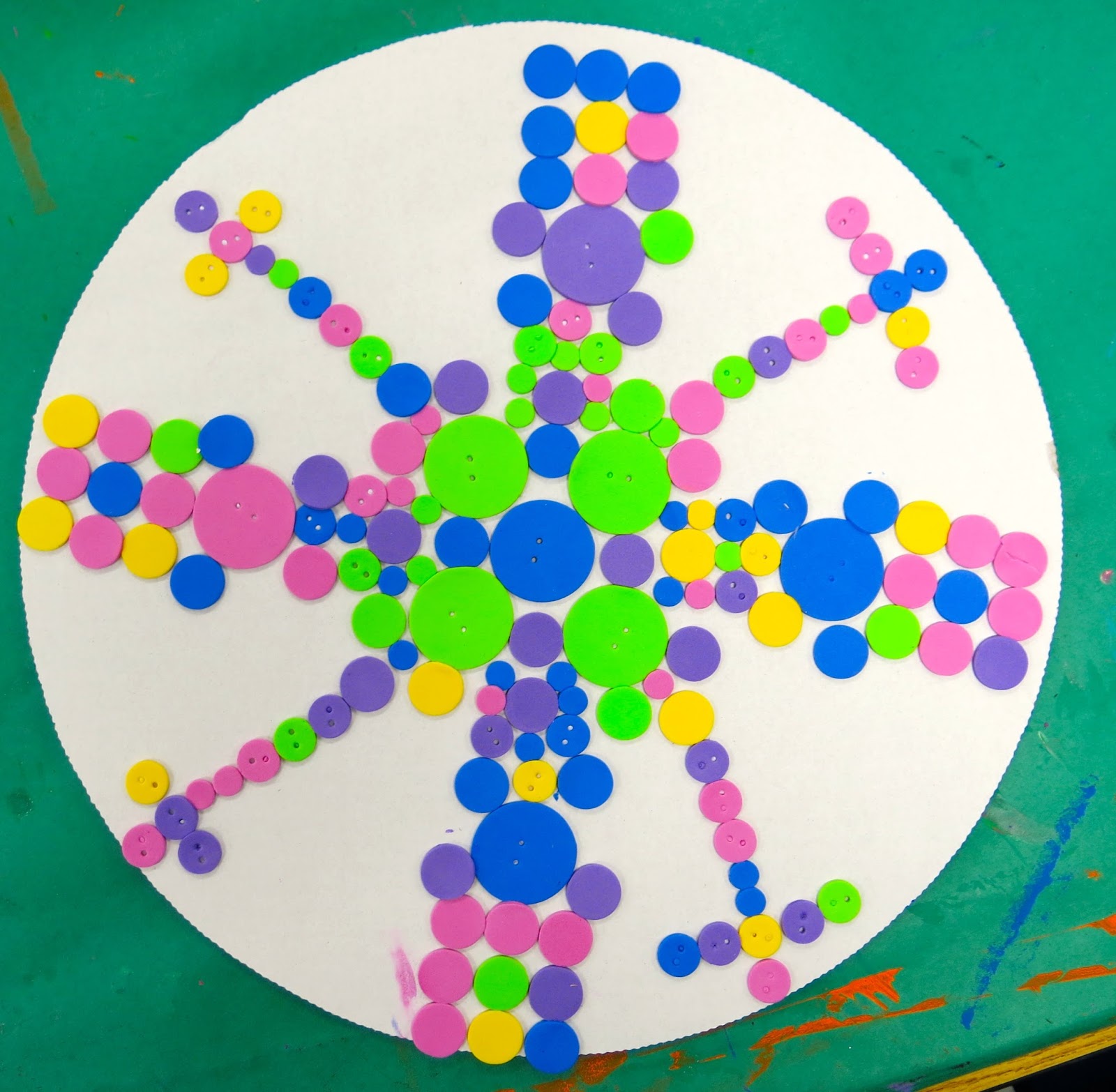 Cassie Stephens: In the Art Room: Radial Design Printmaking