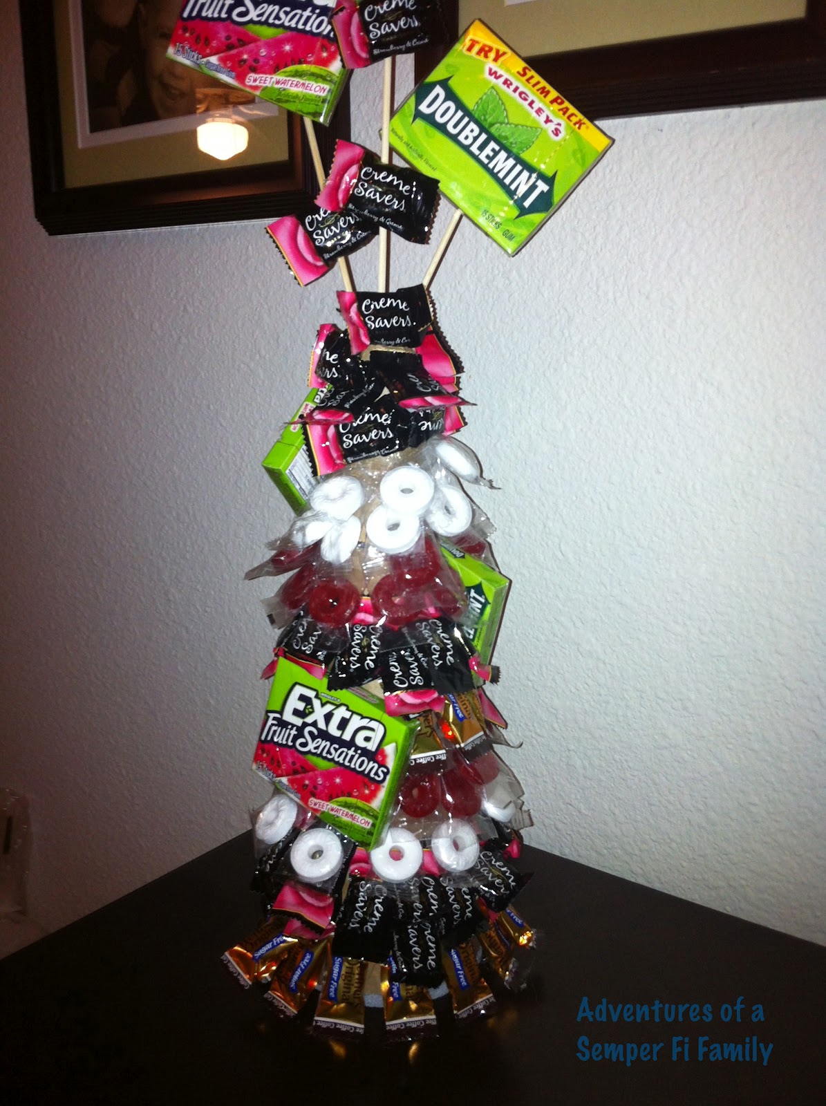 Adventures of a Semper Fi Family: Candy Tree {DIY}