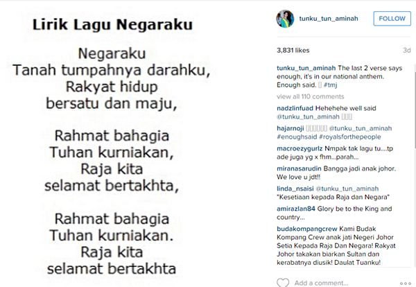 Respon Tunku Aminah, Adik TMJ Tentang Kes Pertelingkahan Nazri Dan ...