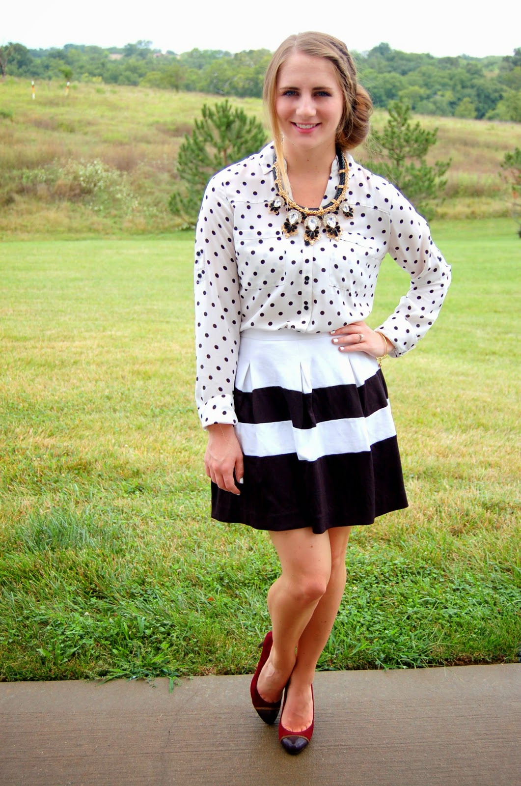 A Memory Of Us: stripes 'n dots | A Kansas City Fashion Blog