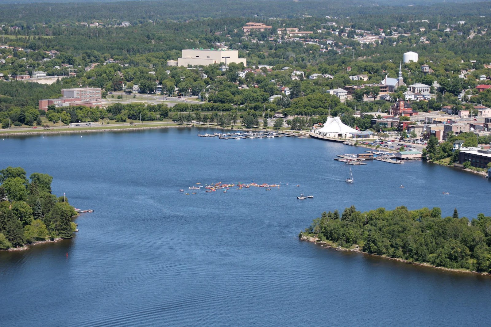 Northern Yacht Club: Kayak Flashmob at Kenora Harbourfront this past ...