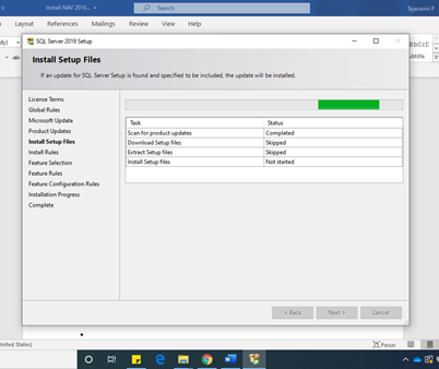 Installation : SQL and Microsoft Dynamics Navision 2016